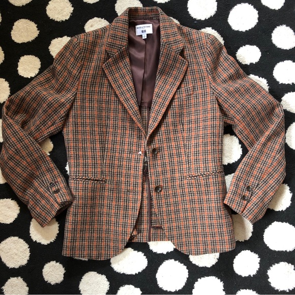 Uniqlo | Jackets & Coats | New Uniqlo Women Tweed Jacket Ines De La Fressange French Classic S ...